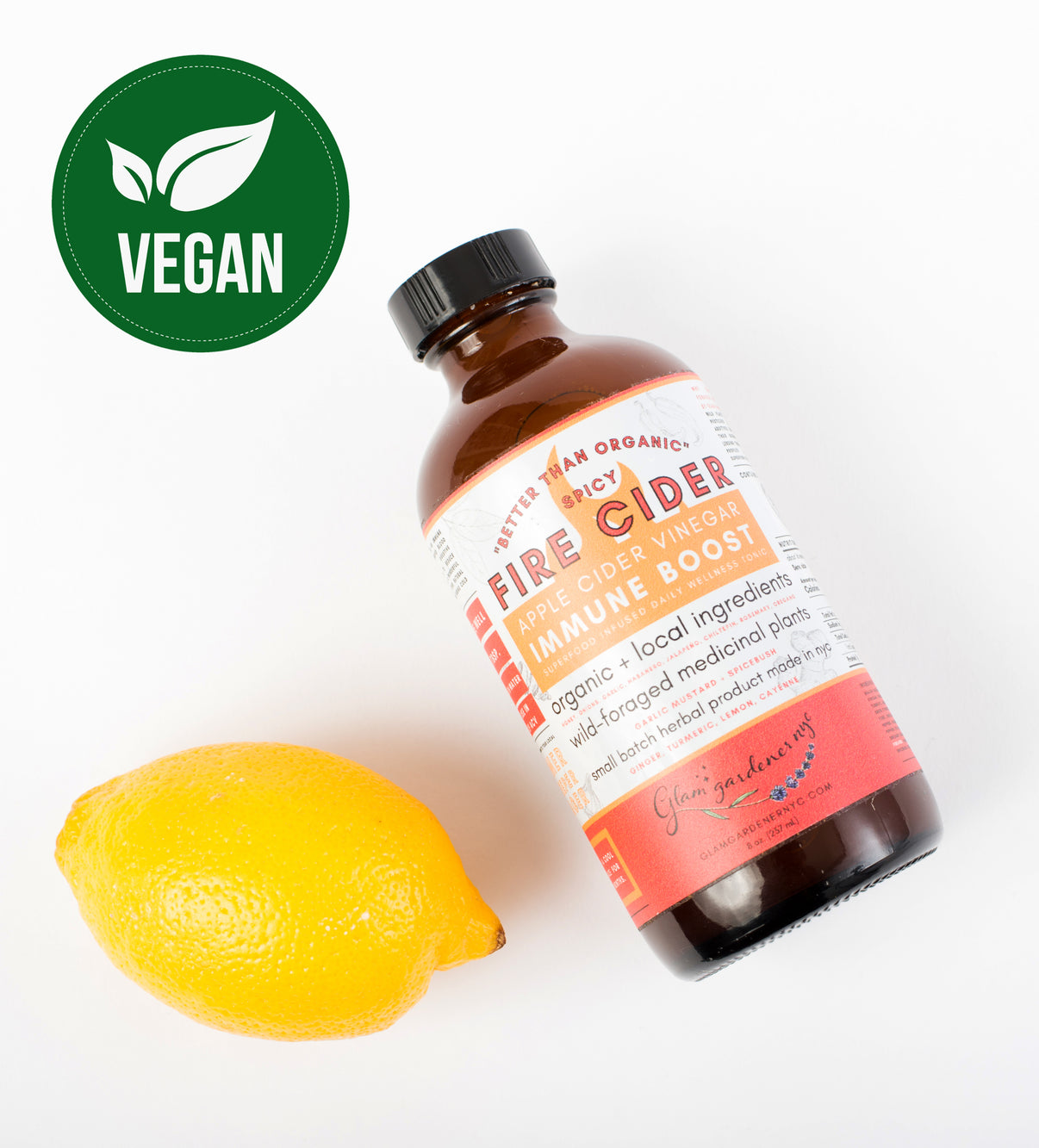 Vegan fire cider (superfood infused daily wellness tonic) – glamgardenernyc